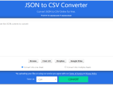 Java Json To Csv Conversion Source Code